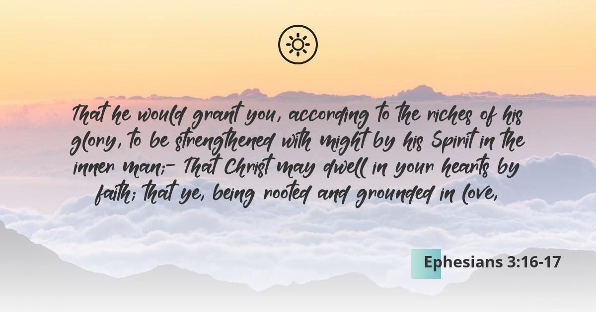 Ephesians 3 16